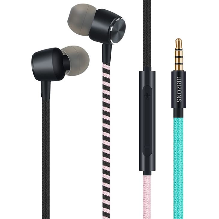 wired earbuds with mic and volume control - 3.5mm Plug Wired Earphones ...